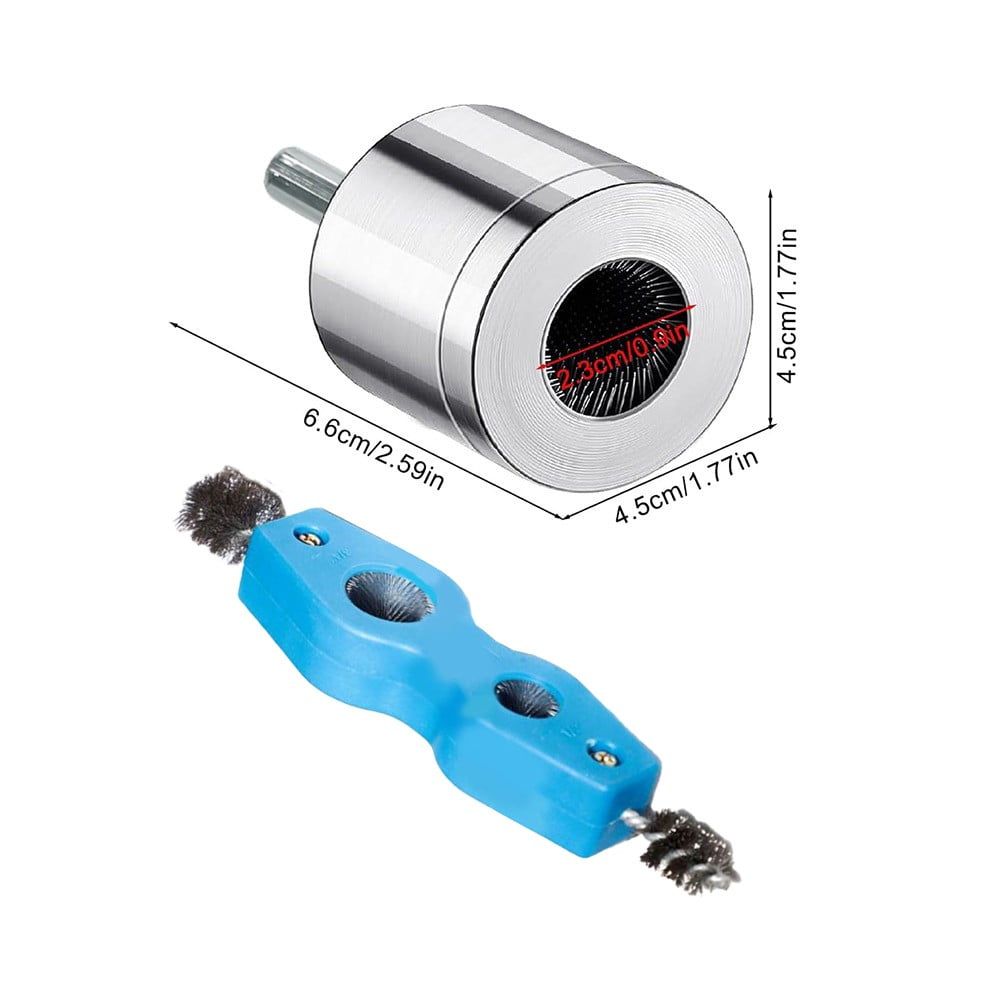 Copper Pipe Cleaner for Drill 15+22mm Plumbing Cleaning Metal Tube ...