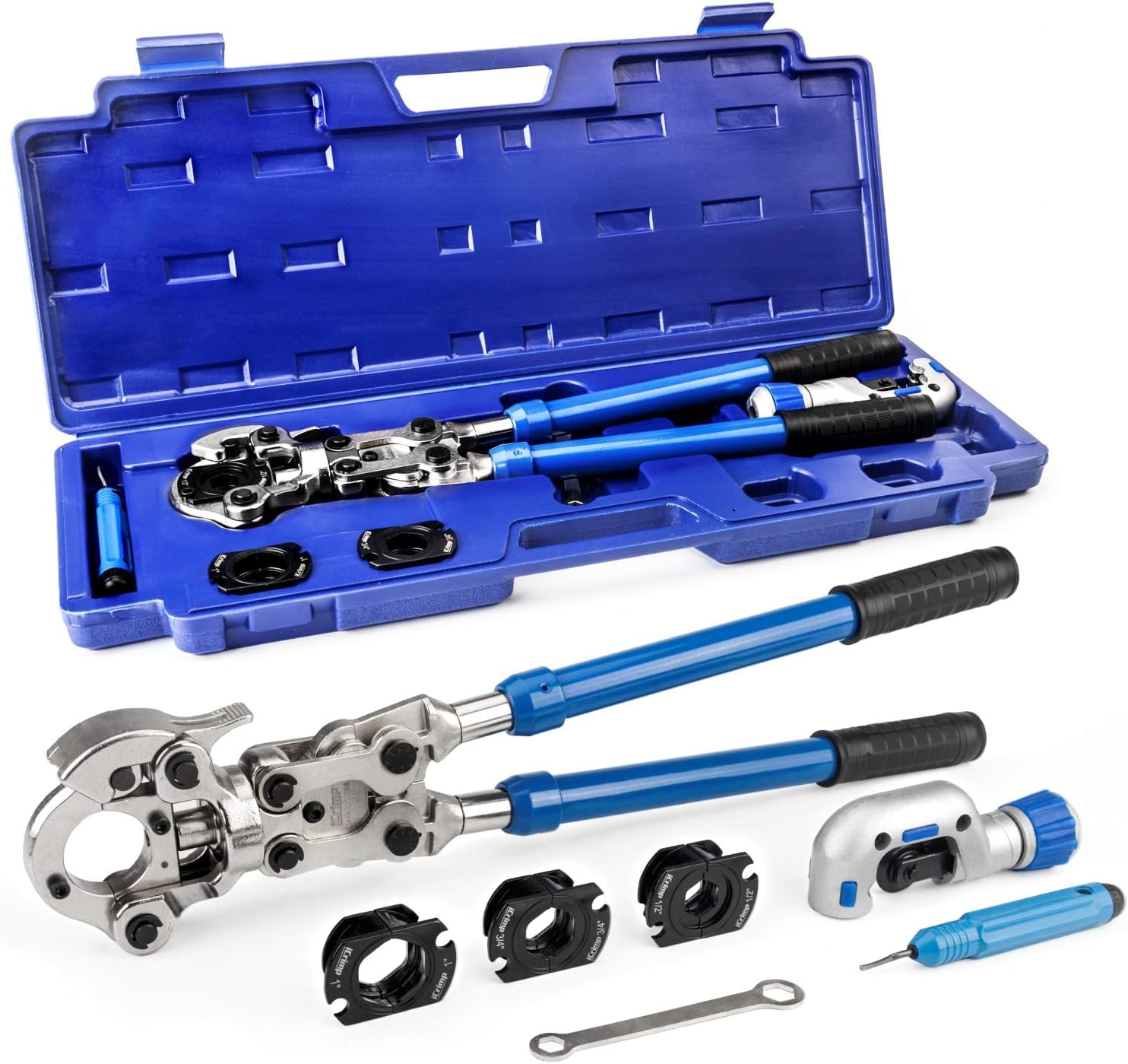 Copper Pipe Pressing Tool Kit with Cutter&Deburring Tool for ProPress ...