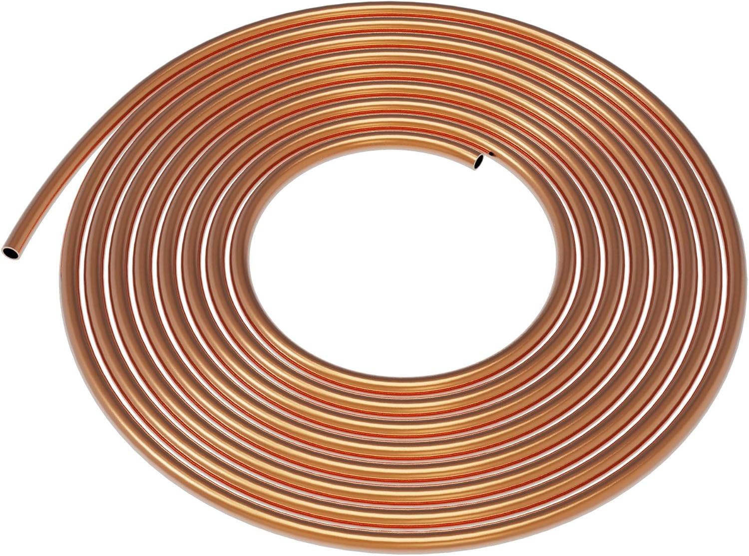 Copper Pipe Soft Coil Copper Tubing 1/16" OD x 1/32" ID x 16.4 Ft ...