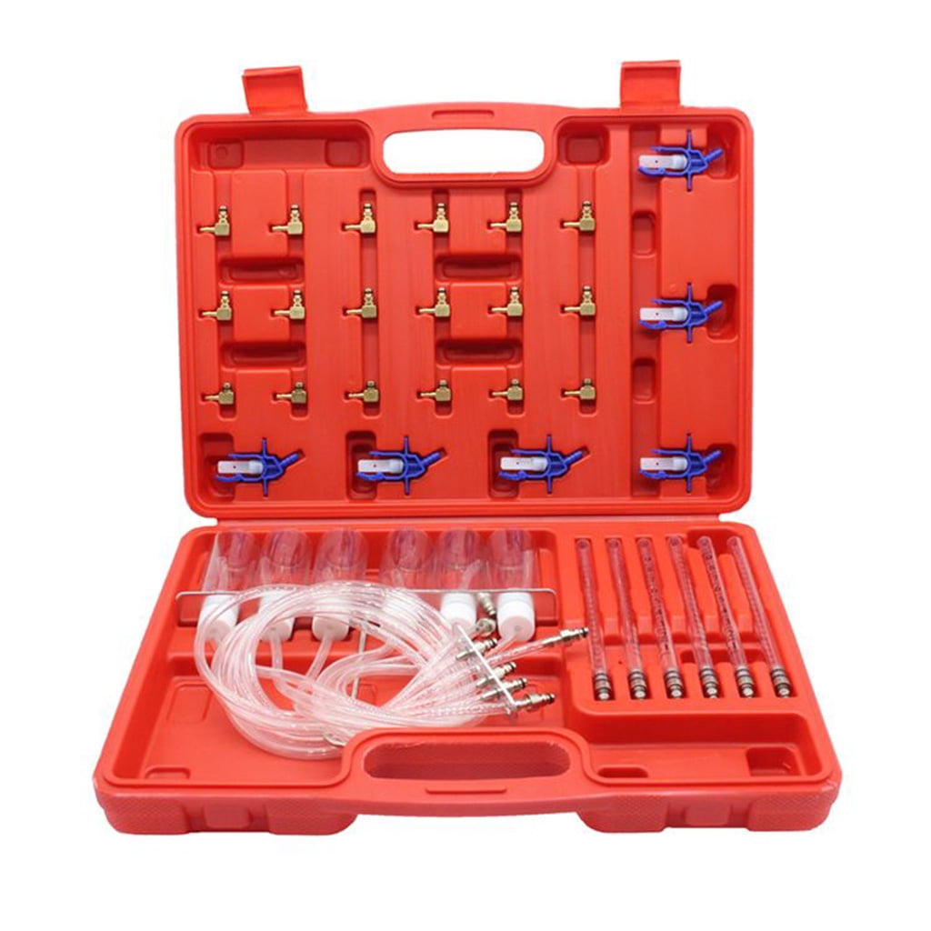 Copper/ Plastic Fuel Tester Injector Flow Test Tool Kit Fuel Tester Set ...