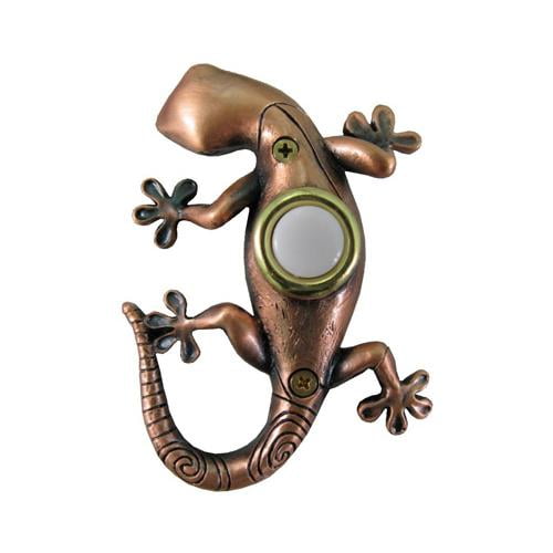 Copper Plated Gecko Doorbell - Walmart.com