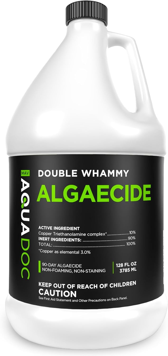 Copper Pool Algaecide for Swimming Pools - 128 oz - 90 Day Algaecide ...