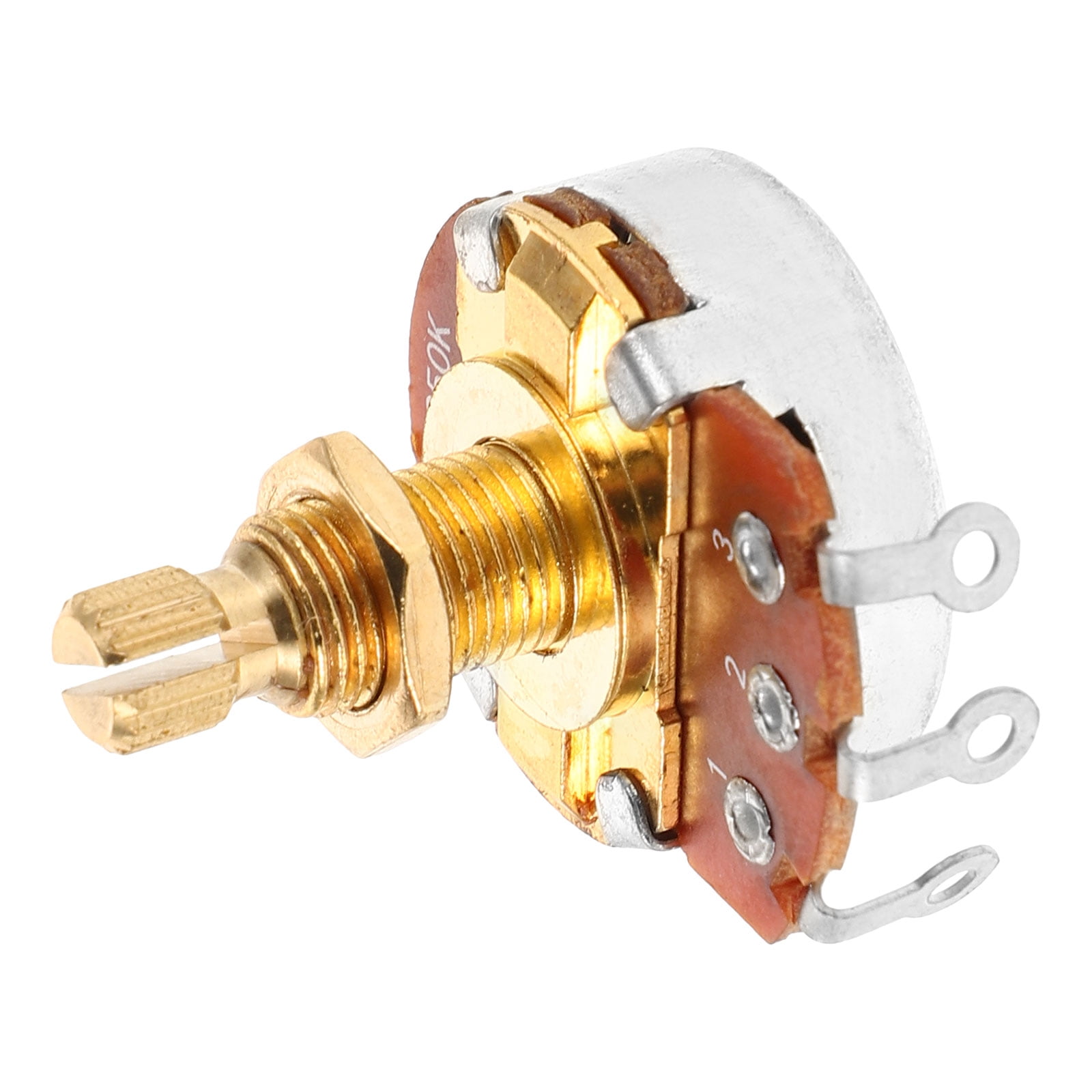 Copper Potentiometer Electric Guitar Bass Potentiometer Featuring Long ...