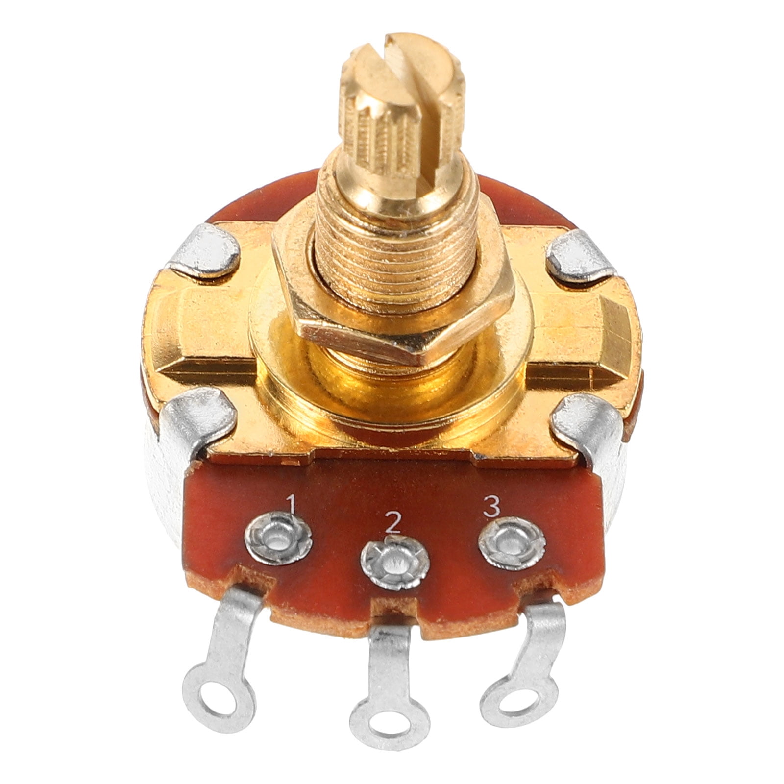 Copper Potentiometer Electric Guitar Potentiometer Bass Audio Pot Long ...