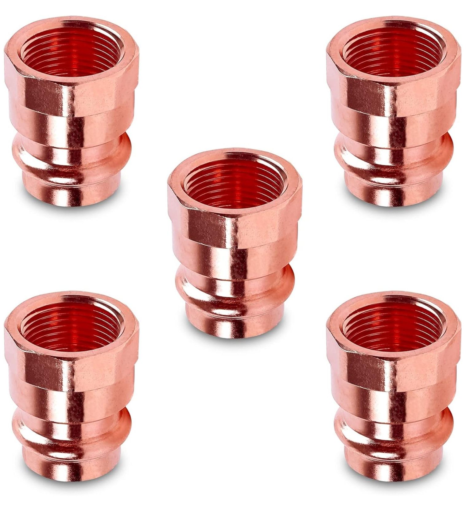 Copper Press Female Adapter – 1/2" FIP x Press LF ProPress Female NPT x ...