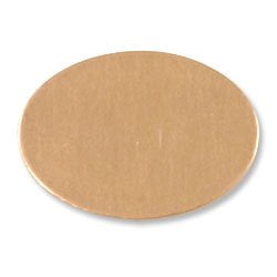 Copper Rectangle with Ring 24 Gauge Blank 11/16" x 3/16" - Walmart.com