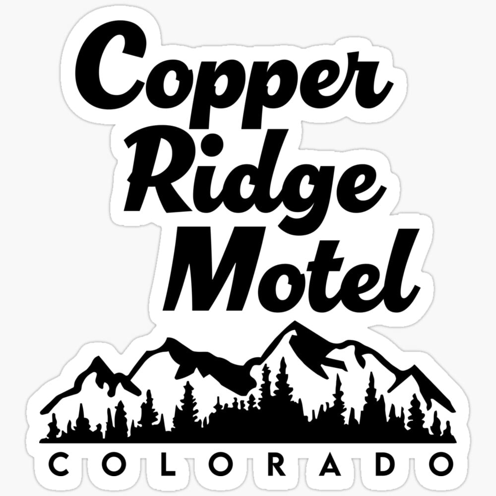 Copper Ridge Motel Colorado Sticker Phone Decal Water Bottle Stickers ...