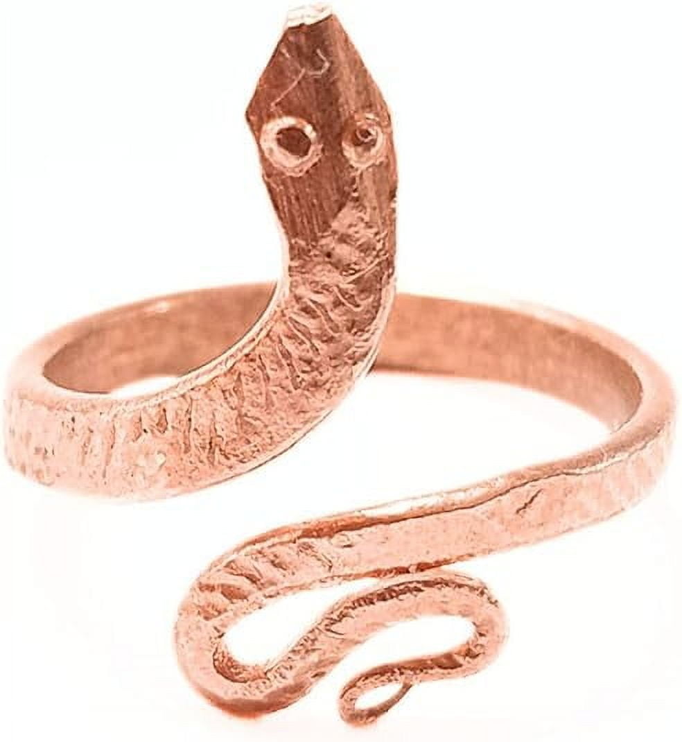 Copper Ring For Men Or women Copper Wrapped Ring,Copper Jewelry,Orange ...