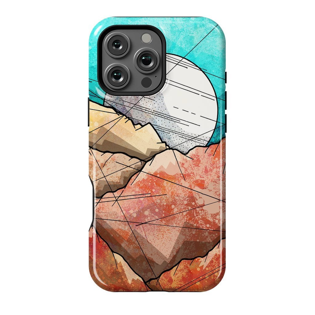 Copper Rocks Moon Phone Case Compatible with iPhone 11 to 16 Pro Max ...