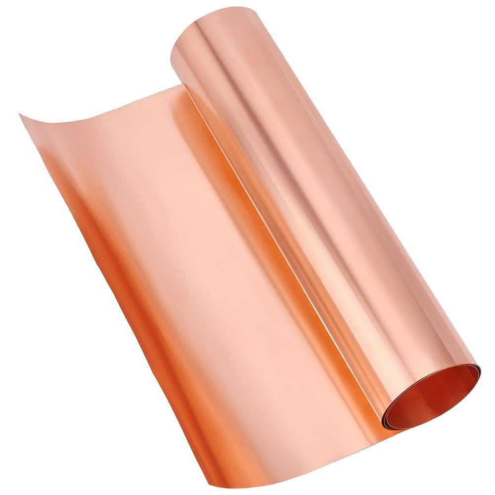 Copper Roll Sheet 1000x300x0.1mm Copper Thin Foil Roll Copper Foil ...
