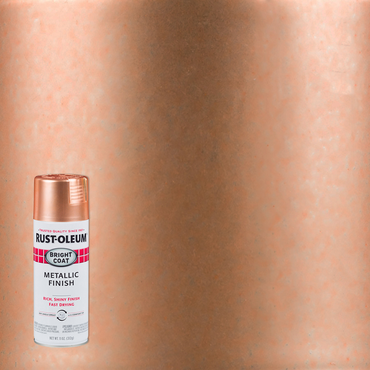 Krylon Fusion All-In-One Spray Paint, Metallic Copper, 12 oz. - Walmart.com