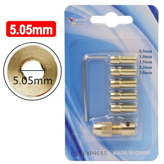 Copper Self Tightening Drill Chuck Hand Drill Clamp Brass Woodworking ...