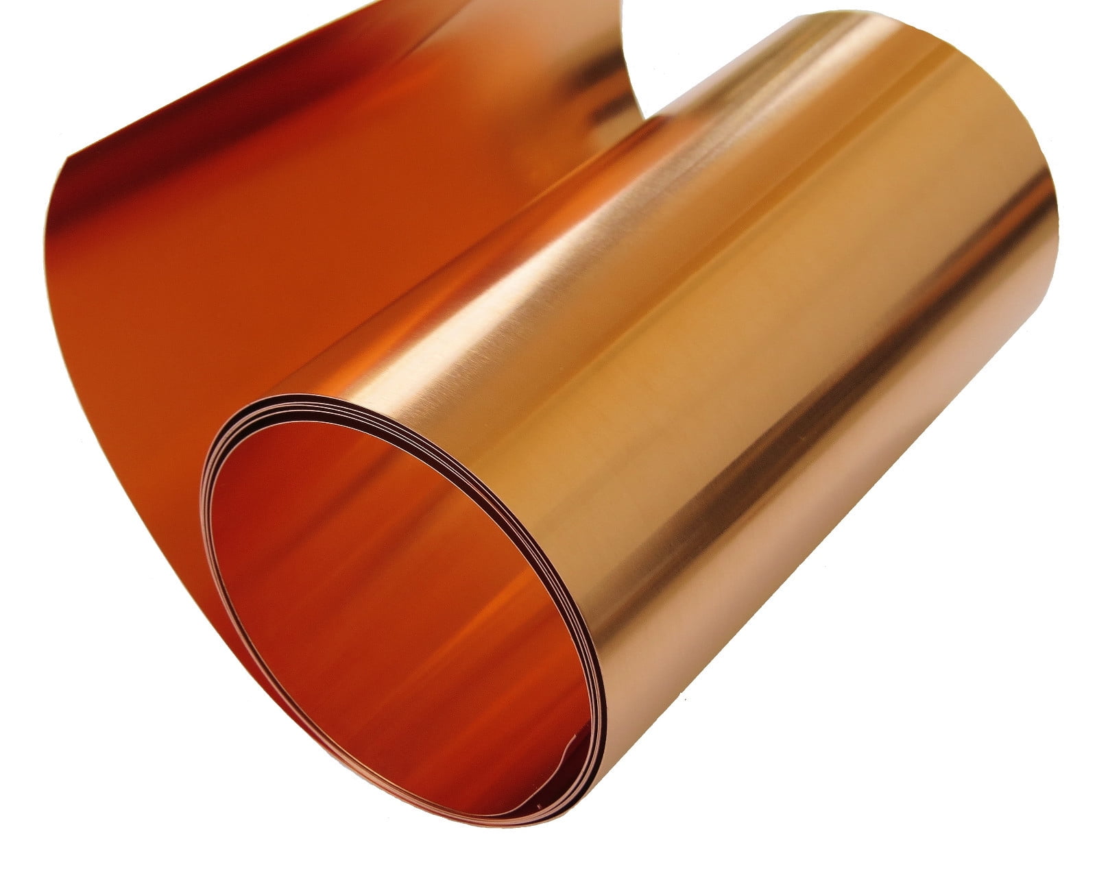 Copper Sheet 10 mil/ 30 gauge tooling metal roll 18" X 4' CU110 ASTM B-152 - Walmart.com
