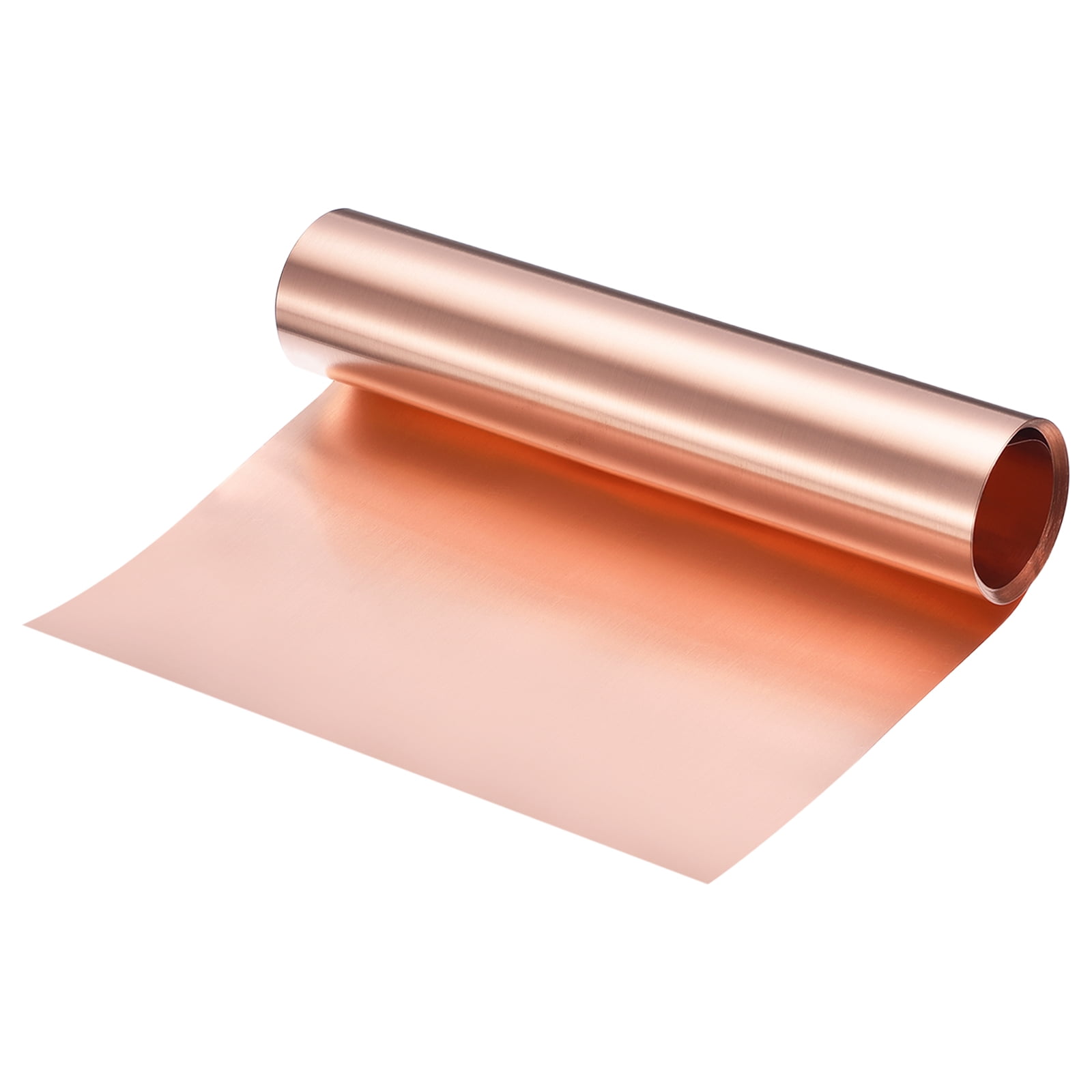 Copper Sheet Roll 2000mm x 100mm x 0.08mm, 99.9% Pure Copper Strip ...