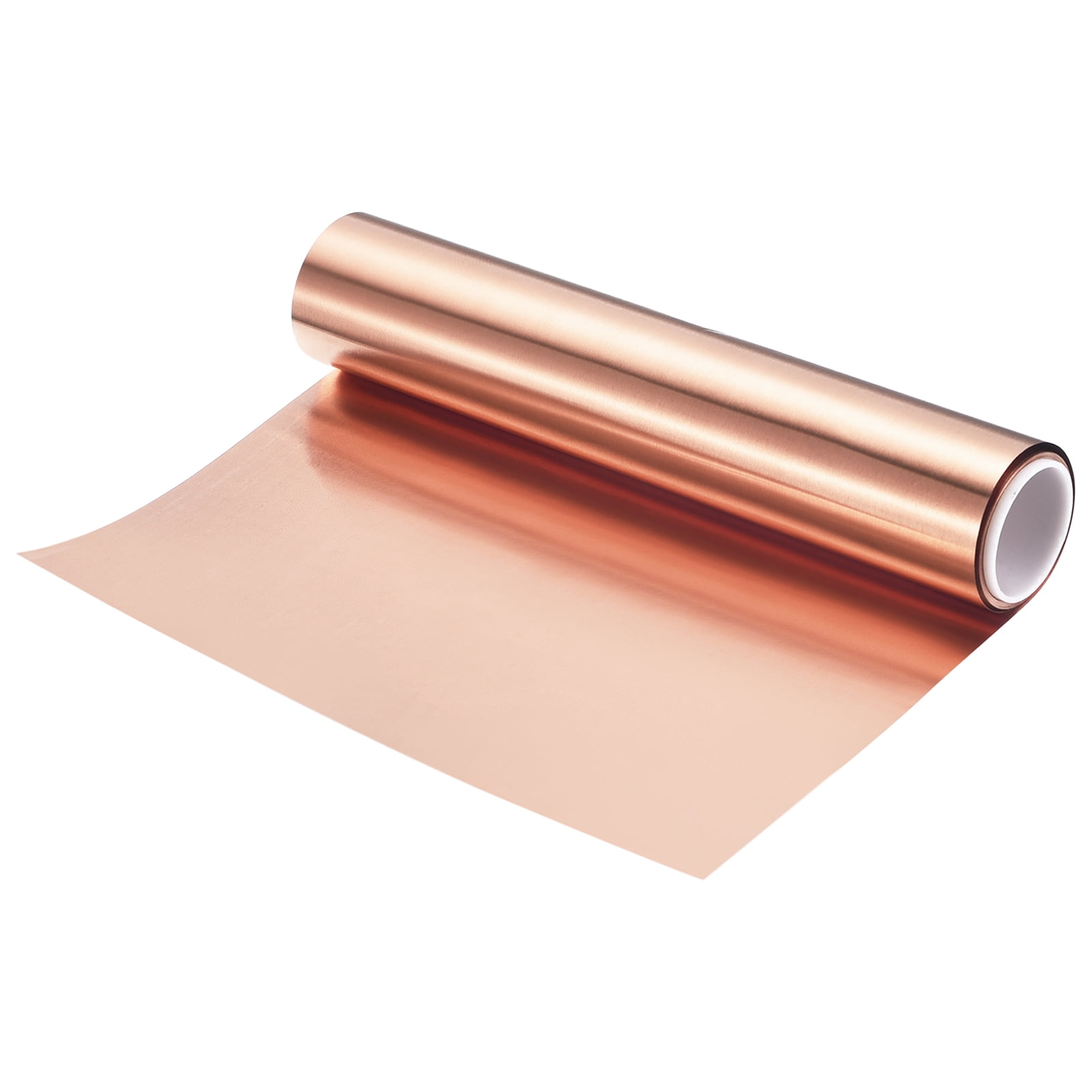 Copper Sheet Roll 2000mm x 120mm x 0.02mm, 99.9% Pure Copper Strip ...