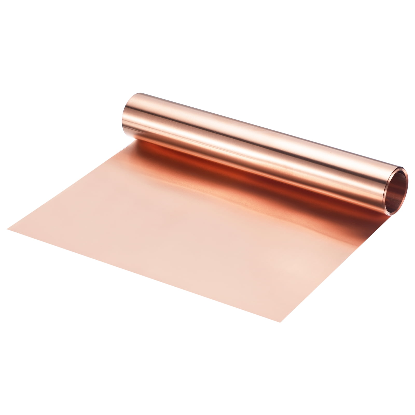 Copper Sheet Roll 2000mm x 200mm x 0.06mm, 99.9% Pure Copper Strip Copper Flashing Metal Foil ...