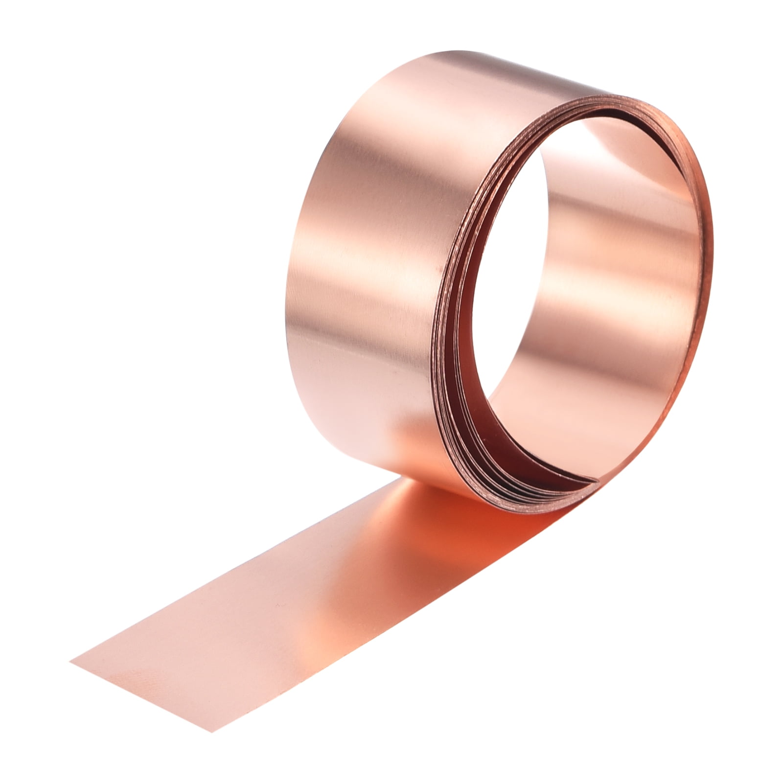 Copper Sheet Roll 2000mm x 20mm x 0.06mm, 99.9% Pure Copper Strip Copper Flashing Metal Foil ...