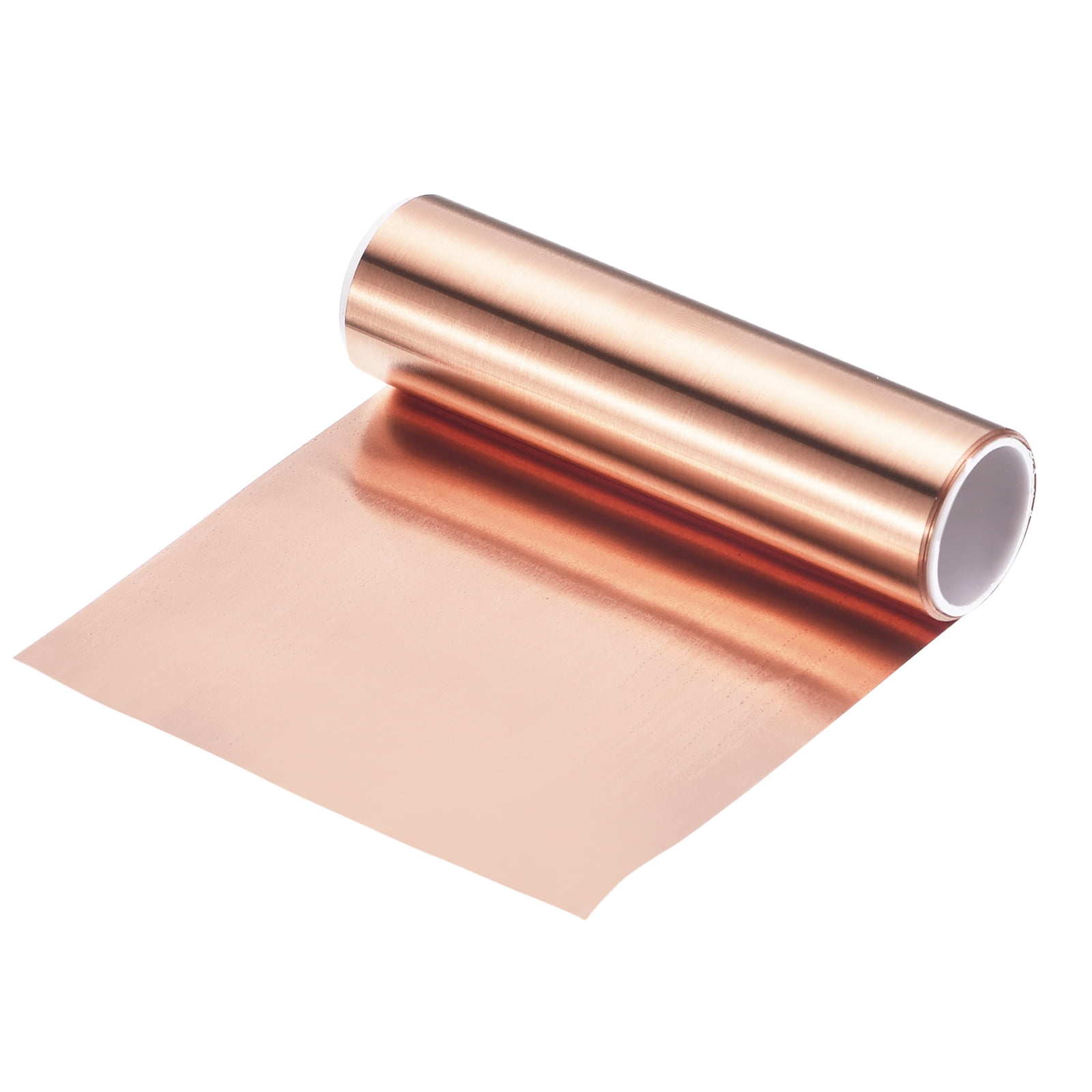 Copper Sheet Roll 2000mm x 80mm x 0.03mm, 99.9% Pure Copper Strip Copper Flashing Metal Foil ...