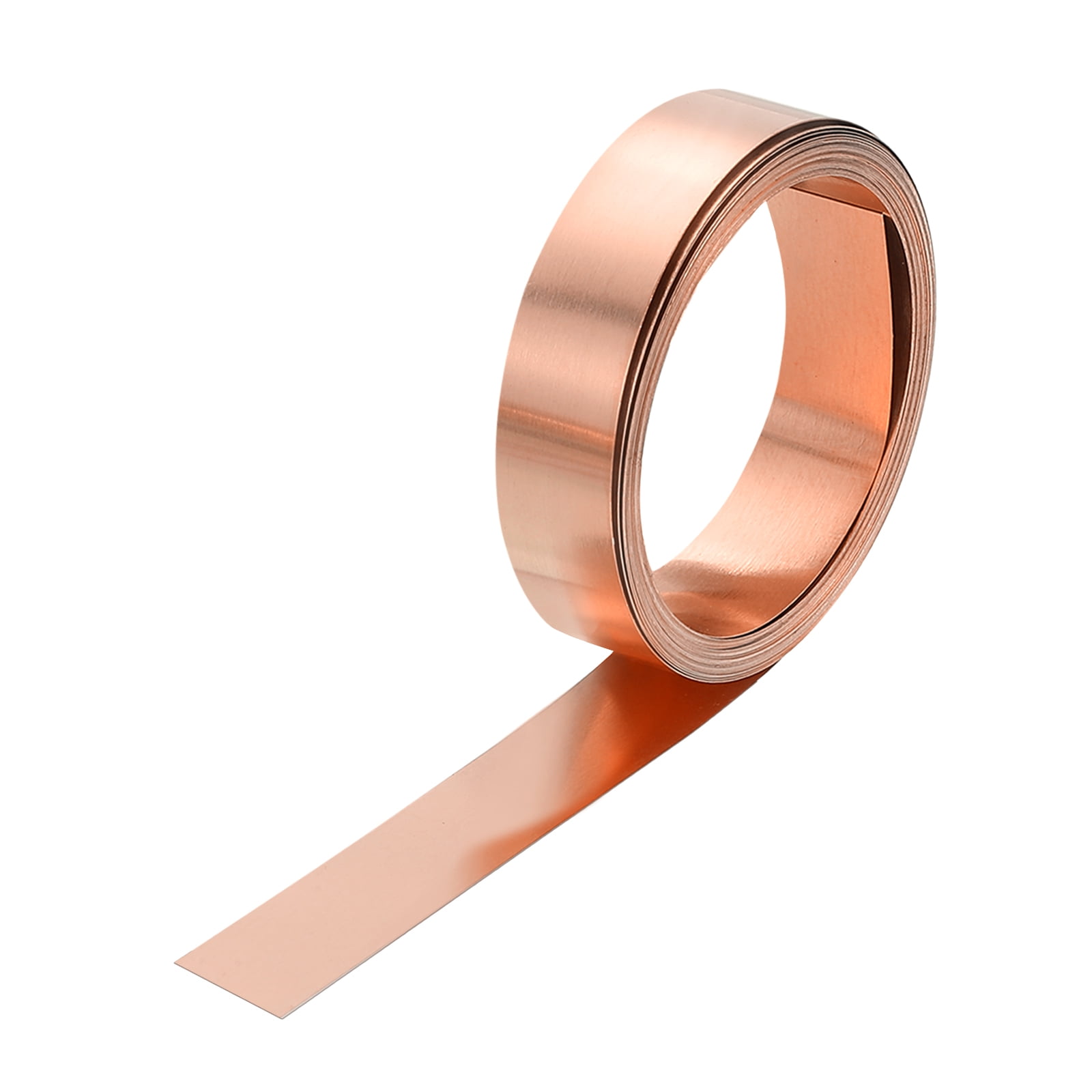 Copper Sheet Roll 2500mm x 10mm x 0.2mm, 99.9% Pure Copper Strip Copper Flashing Metal Foil ...