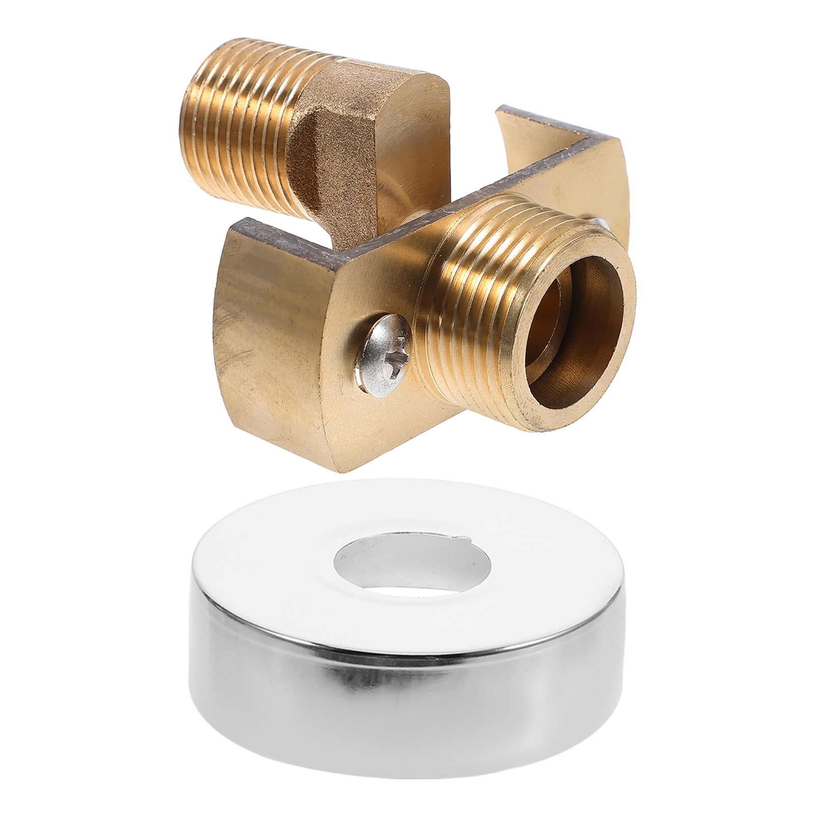 Copper Shower Head Elbow Connector for Faucet Water Line Adapter Golden ...