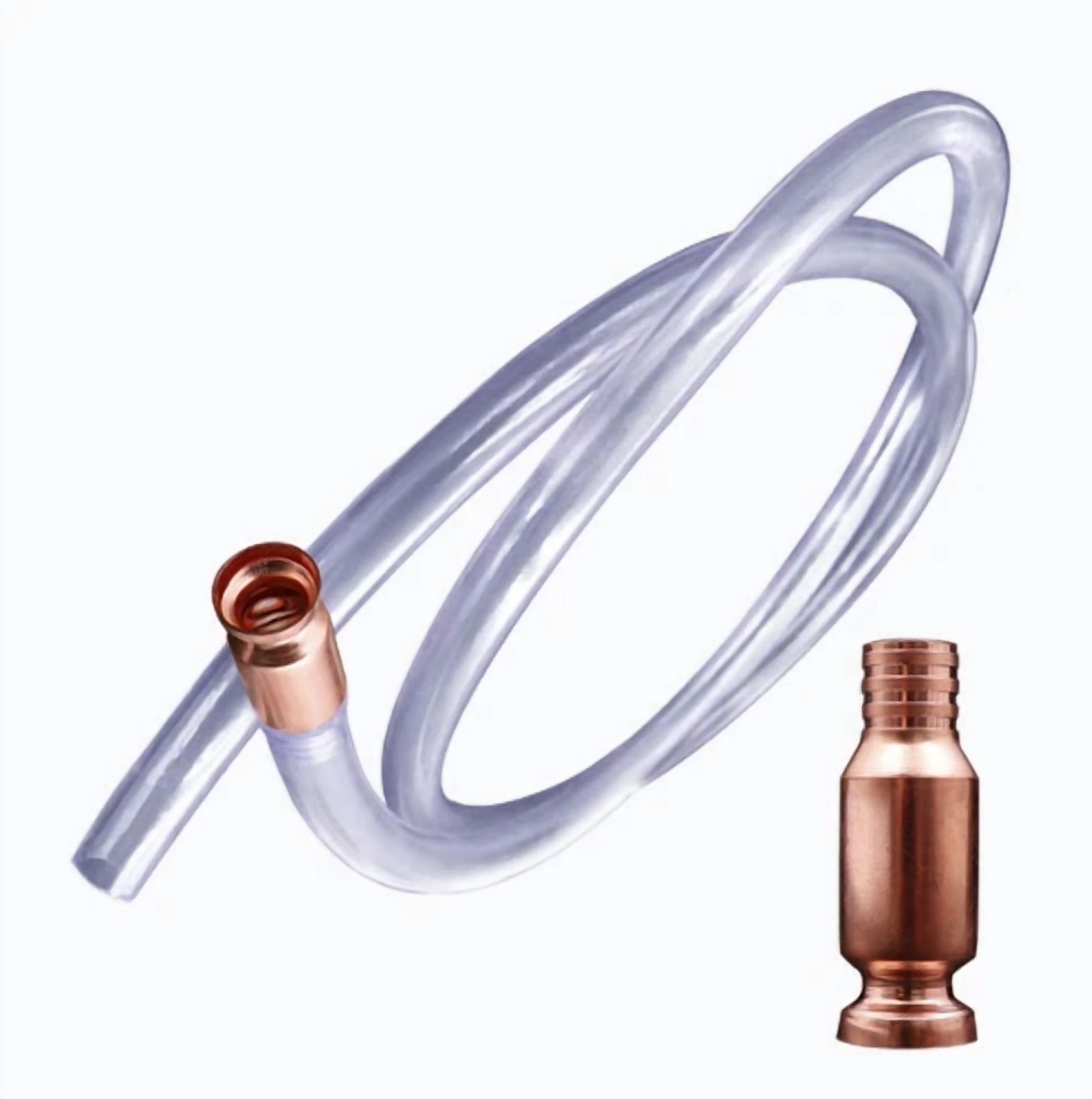 Copper Siphon Filler Pipe Manual Pumping Oil Pipe Fuel Water Shaker ...
