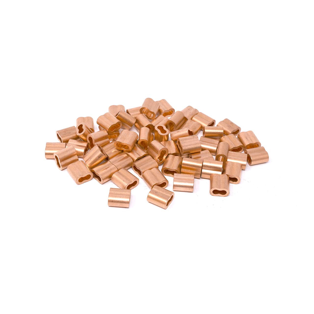 Copper Sleeves Clip Ferrules (5/16 inch) – Oval Duplex Wire Rope Cable ...