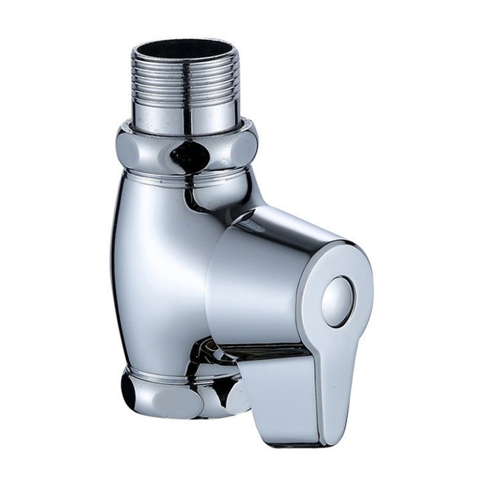 Copper Squat Toilet Flush Valve Manual Hand Operated DN20 DN25 Silver ...