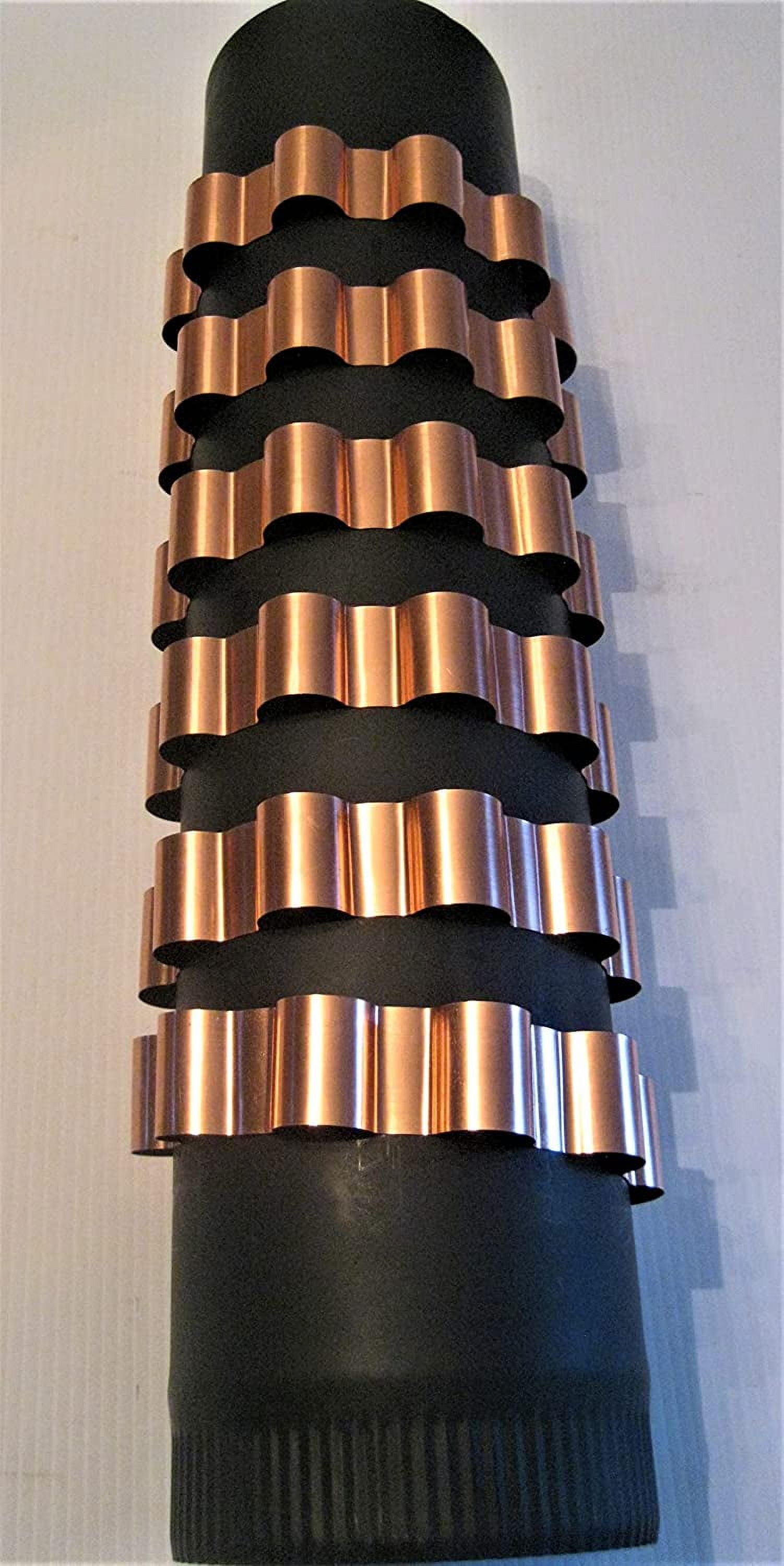 Copper Stovepipe Heat Exchangers, Add-On Stove Pipe Heat Reclaim Bands ...