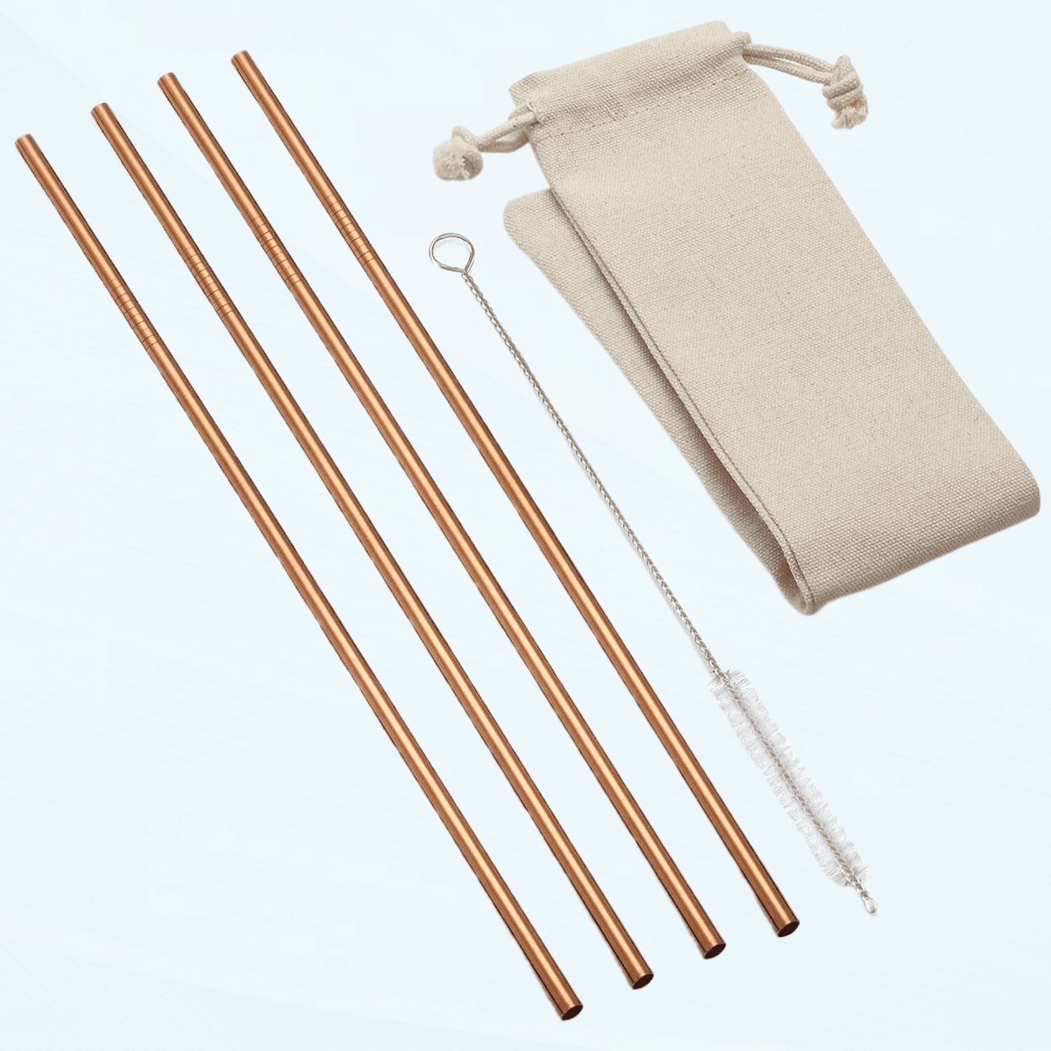 Copper Straight Long Reusable Straws, 1 x 3.5 x 11.75 inches - Walmart.com