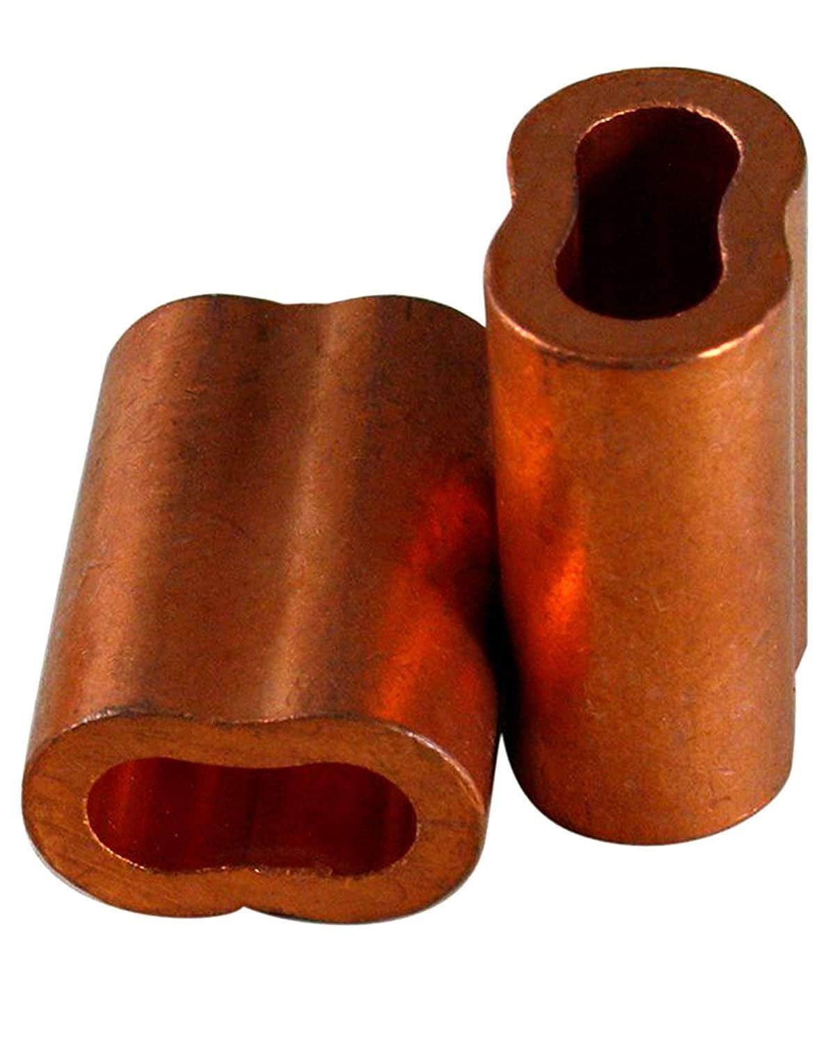 Copper Swage Sleeves - Cable Sleeves Cable Crimp Sleeves Crimping Loop ...