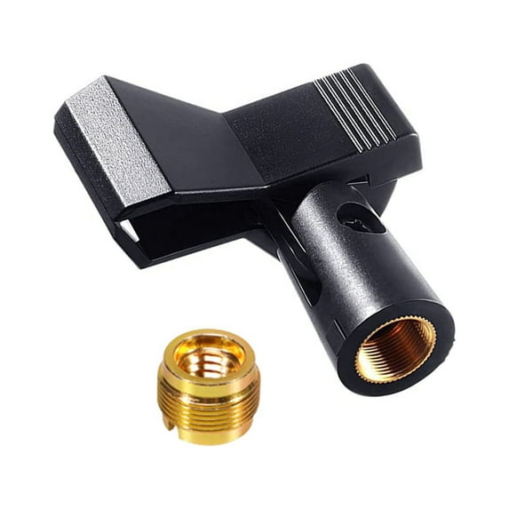 Copper Threading Mic Holder Microphone Clip Mic Clamp Stand Adapter ...