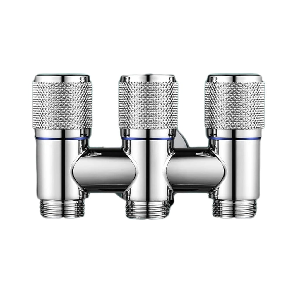Copper Three Control Angle Valve For Water Diversion In Bathroom And ...