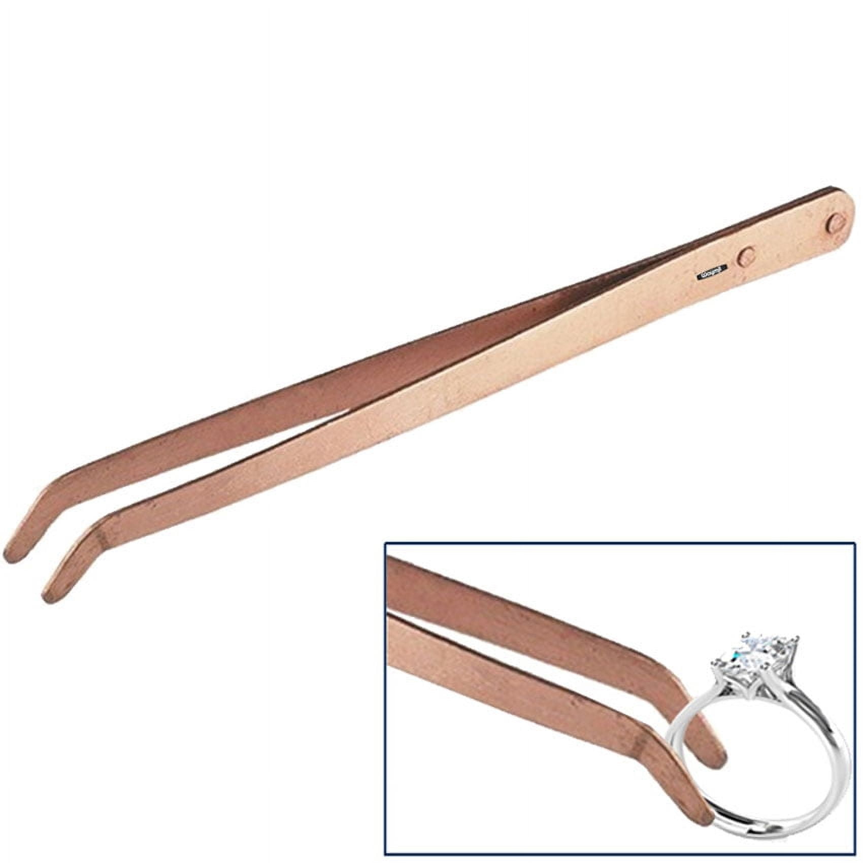 Copper Tongs Curved Tip Copper Tweezers For Pickler Jewelry Pickling ...
