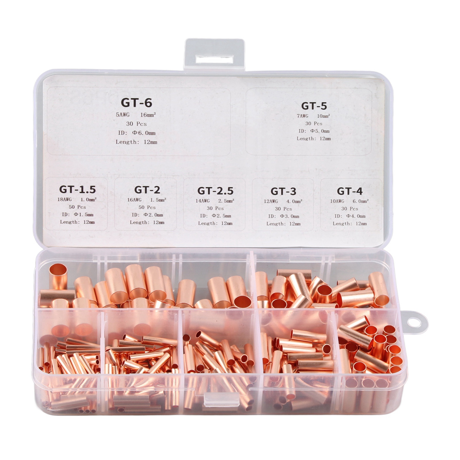 Copper Tube Connector Kits,Copper Tube Connector,250Pcs Copper Tube ...