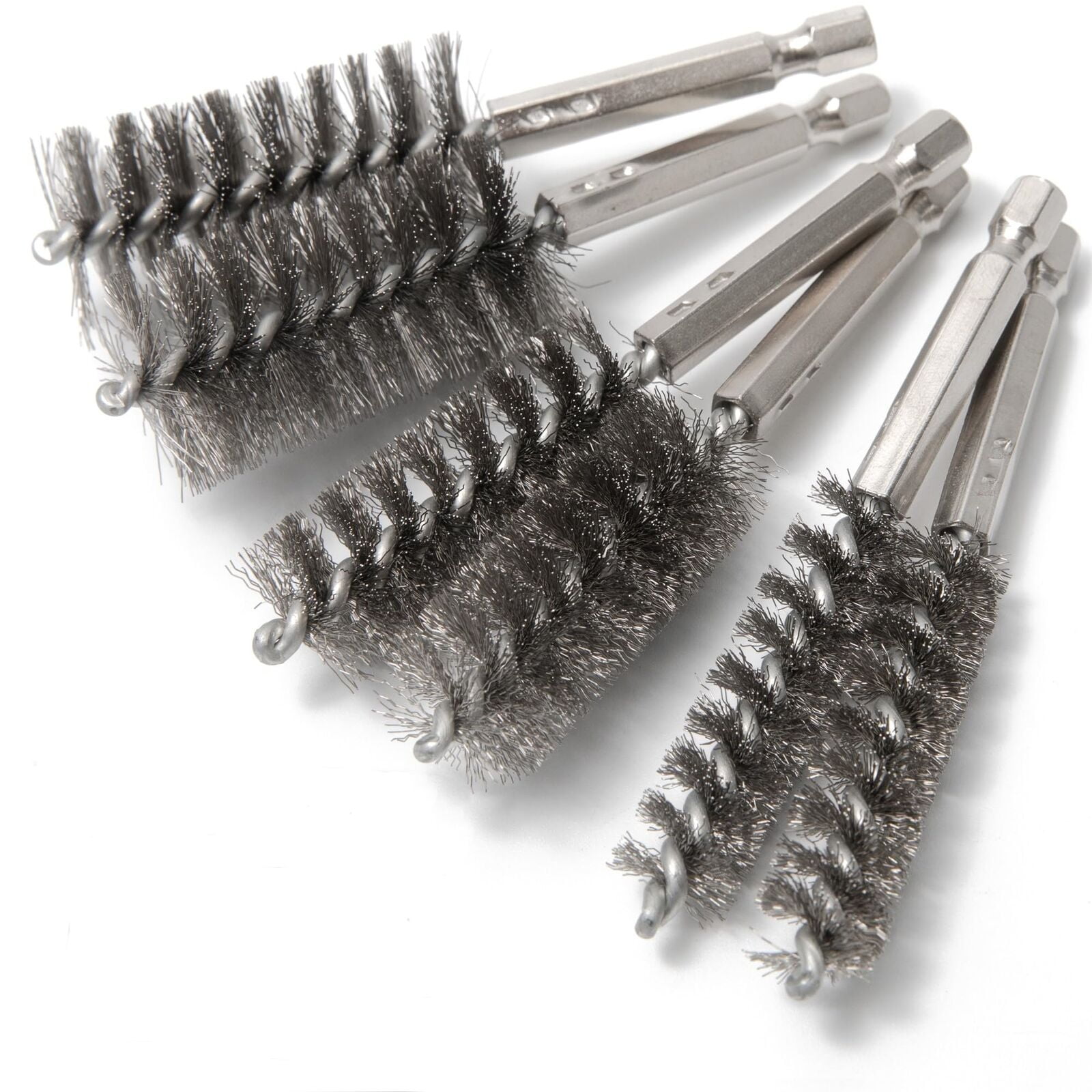 Copper Tube Pipe Cleaner, 1/2” 3/4” 1” Pipe Cleaning Brush Set ...