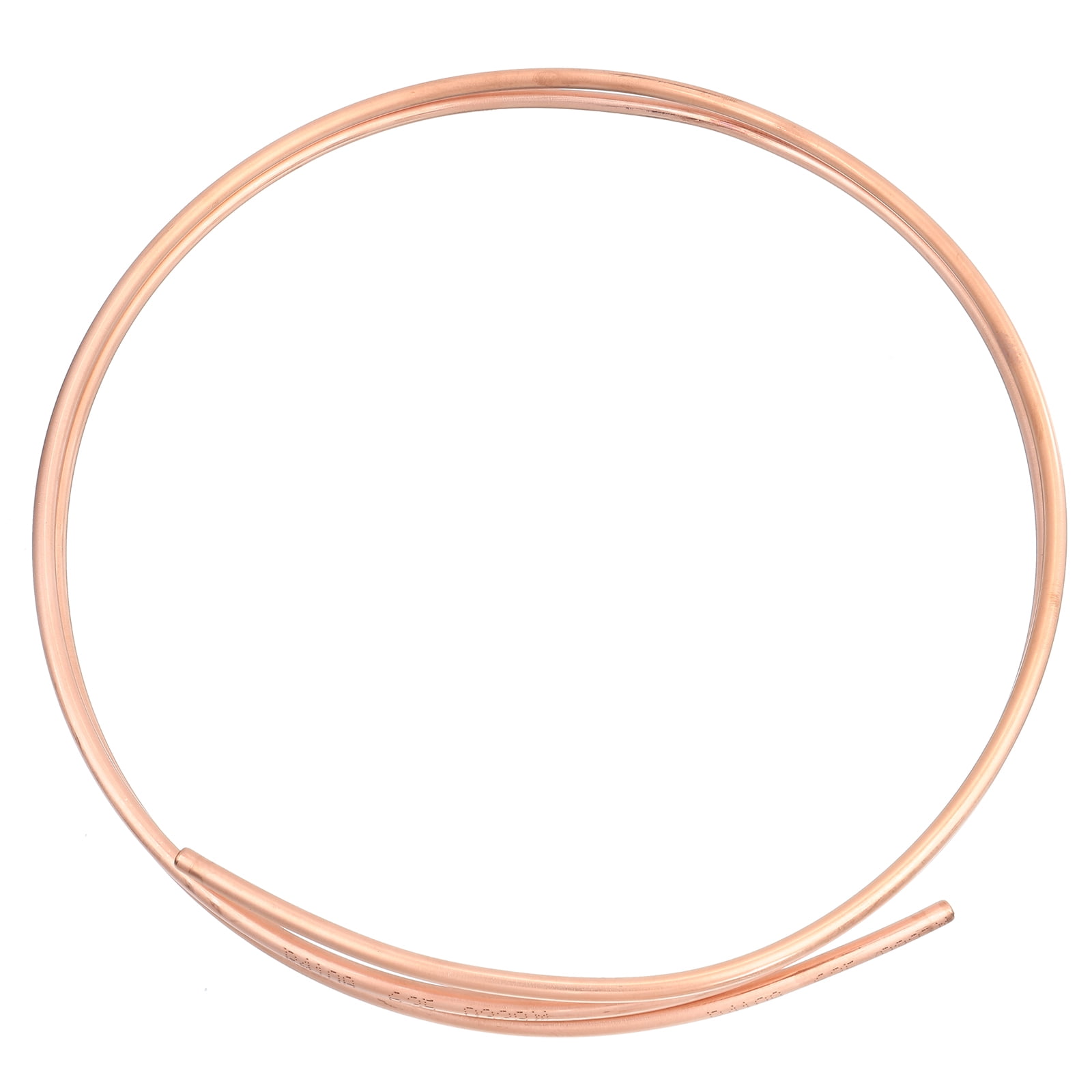 Copper Tube Refrigeration Tubing 3/8" OD x 5/16" ID x 6.6Ft Seamless Round Pipe Coil for ...