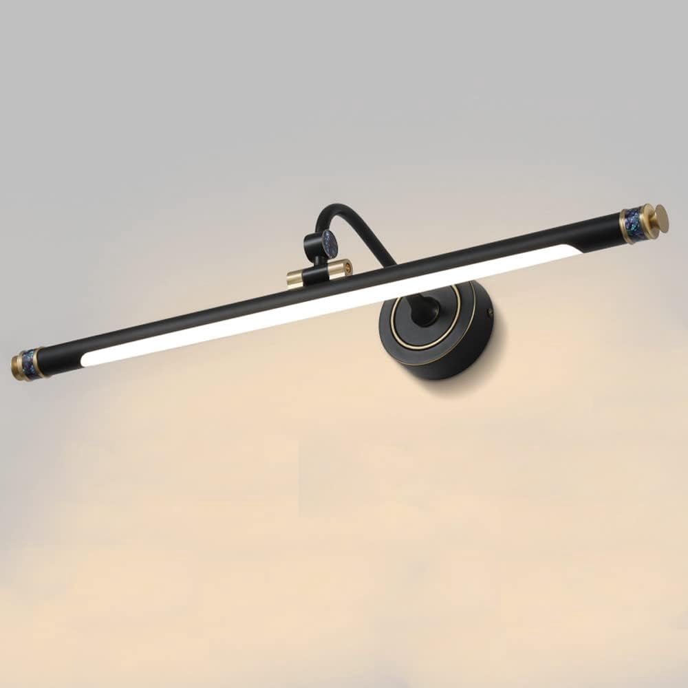 Copper Vanity Wall Lamp LED Bathroom Mirror Light Bar, Adjustable Bath ...