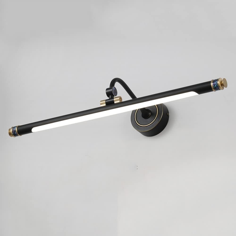 Copper Vanity Wall Lamp LED Bathroom Mirror Light Bar, Adjustable Bath ...