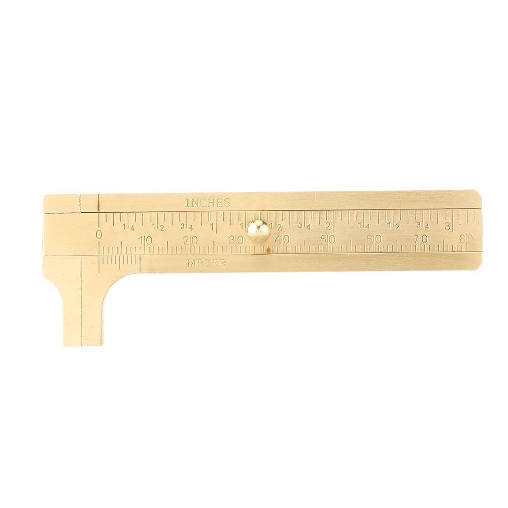 Copper Vernier Caliper Mini Brass Scale - Precision Measurement Tool ...