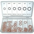 ARC-POWER Copper Washer Assortment Kit 110-Piece with Identification ...