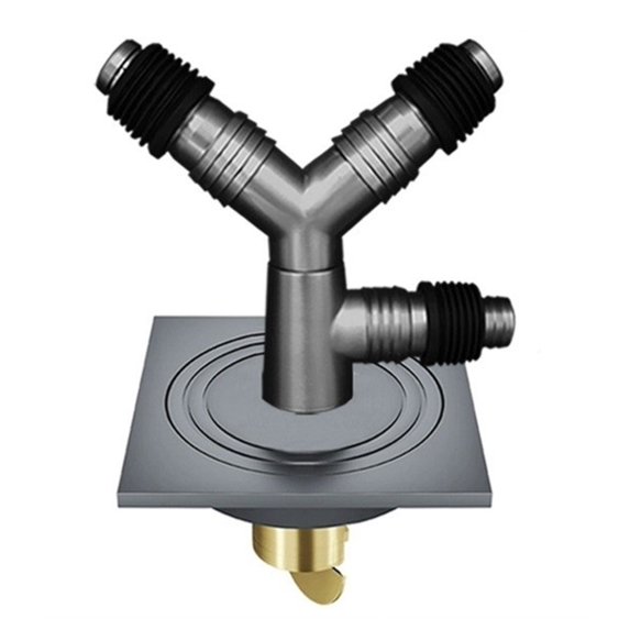Copper Washing Machine Floor Drain, 3/4/5/6-Way Connector, Bathroom ...
