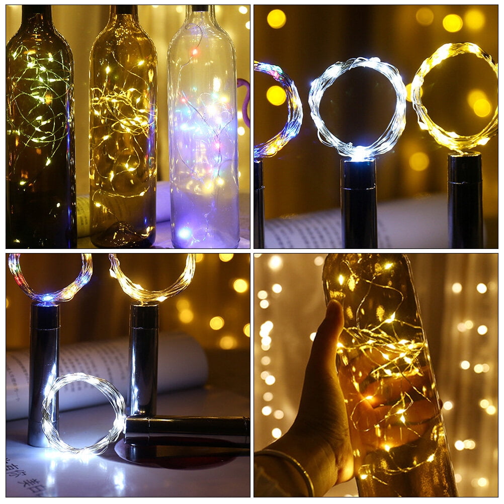 Copper Wire Bottle Light Copper Wire Light LED Light Wine Bottle ...