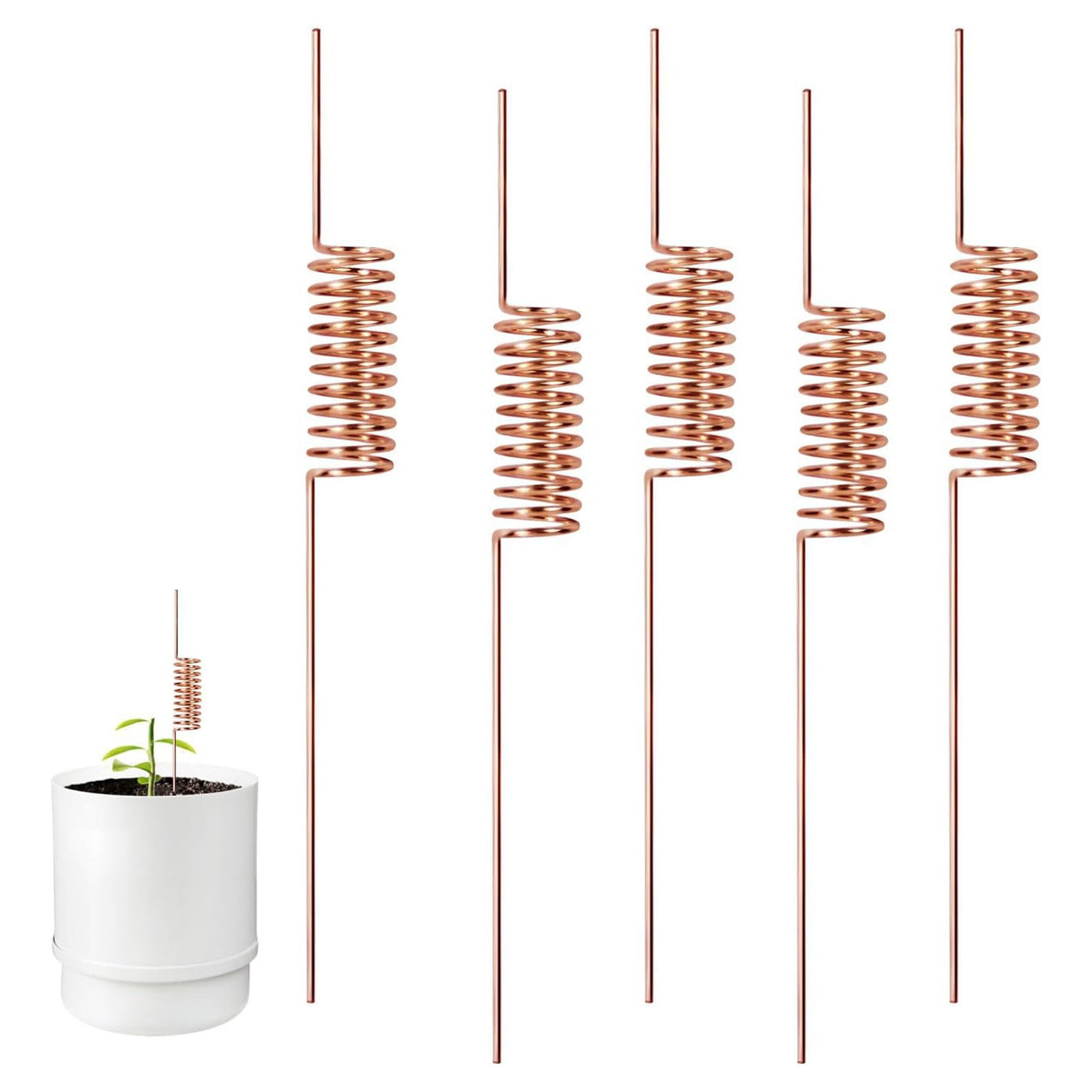 Copper Wire Coil for Gardening Electroculture Copper Antennas Stakes ...