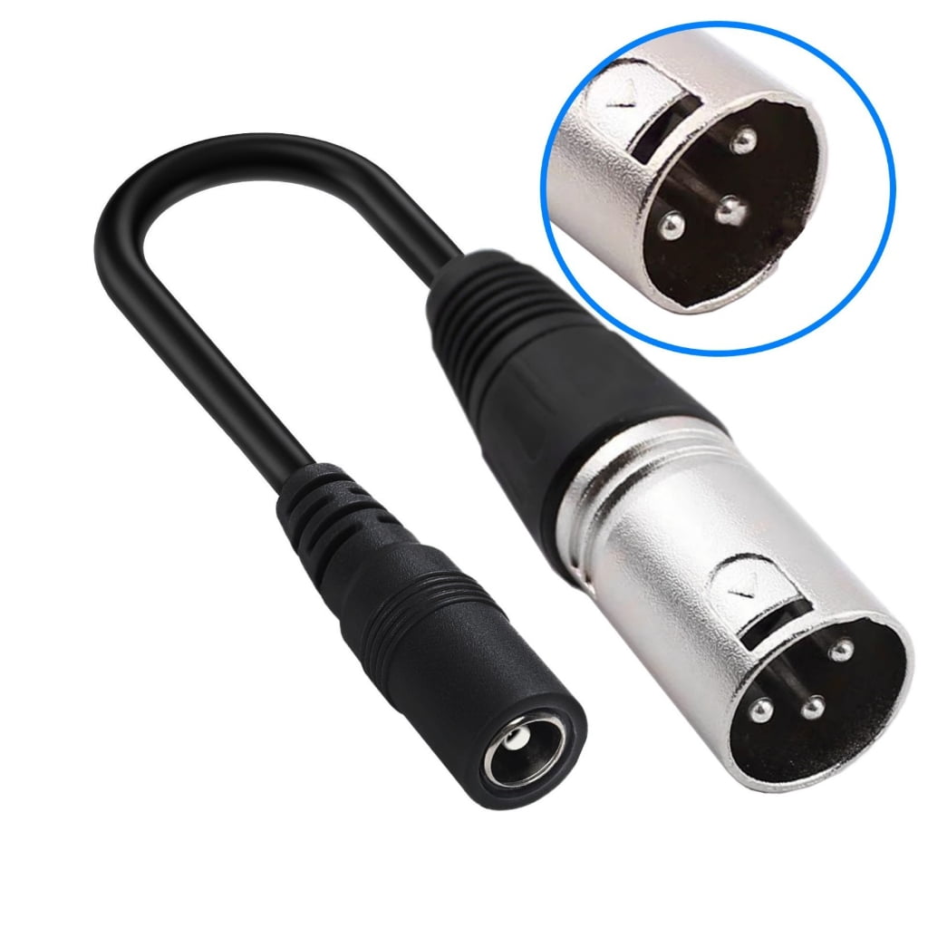 DC5521 to 3Pin 3Pin Conversion Cable Wire Female to Male Head Adapter Cord - Walmart.com
