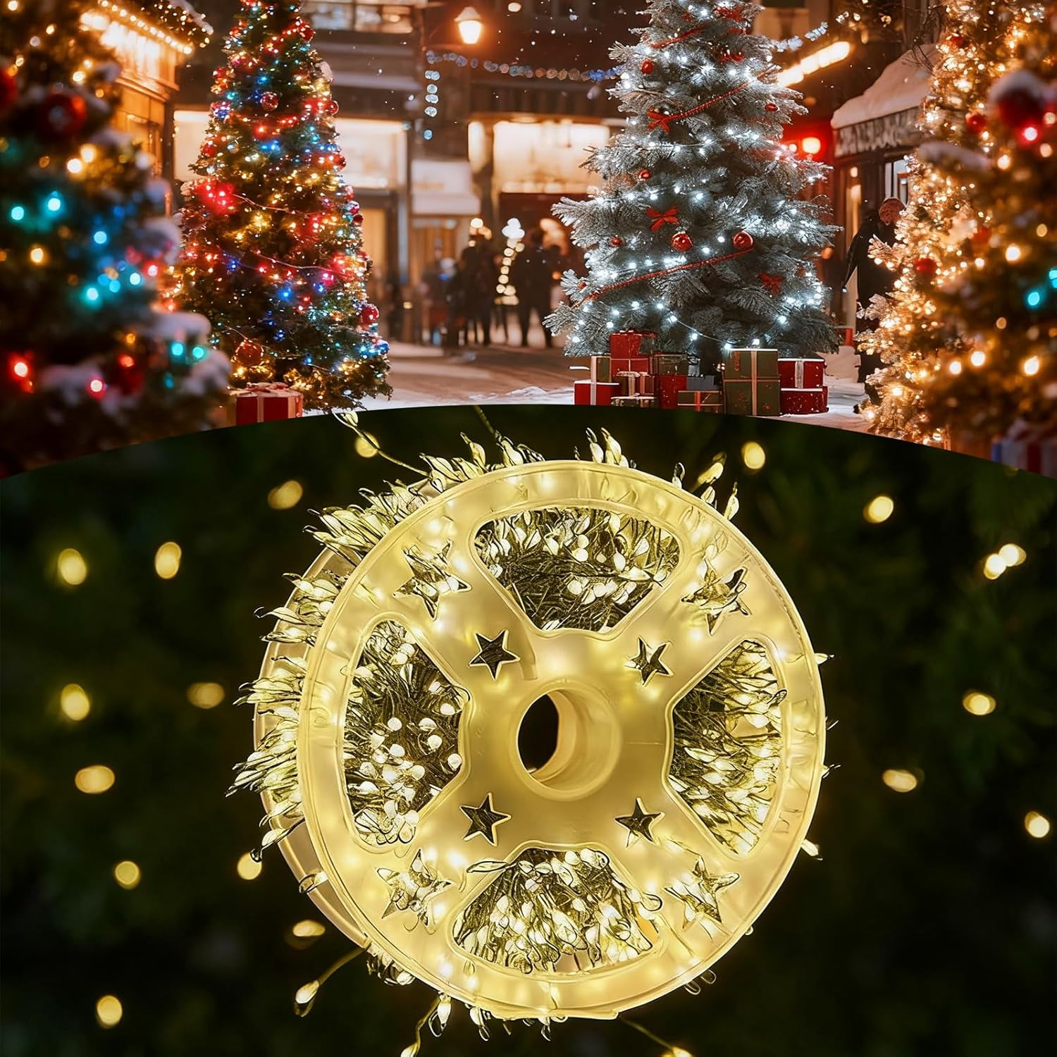 Copper Wire Firecracker Light String for Christmas Tree, Copper Wire ...