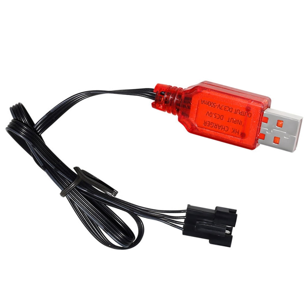 Copper Wire USB Battery Charging for 7.4V 500mA Lithium Cells Batteries ...