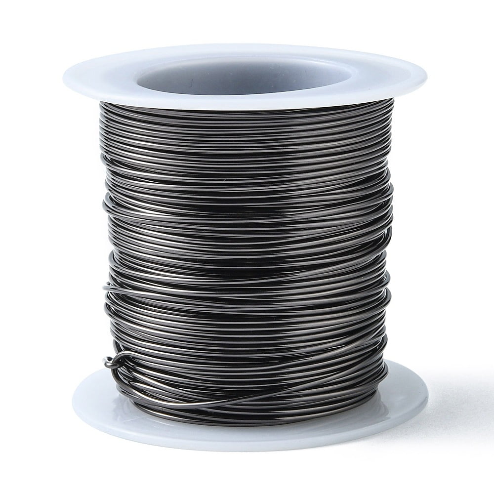 Copper Wire for Jewelry Making Gunmetal 18 Gauge 1mm about 30m/roll ...