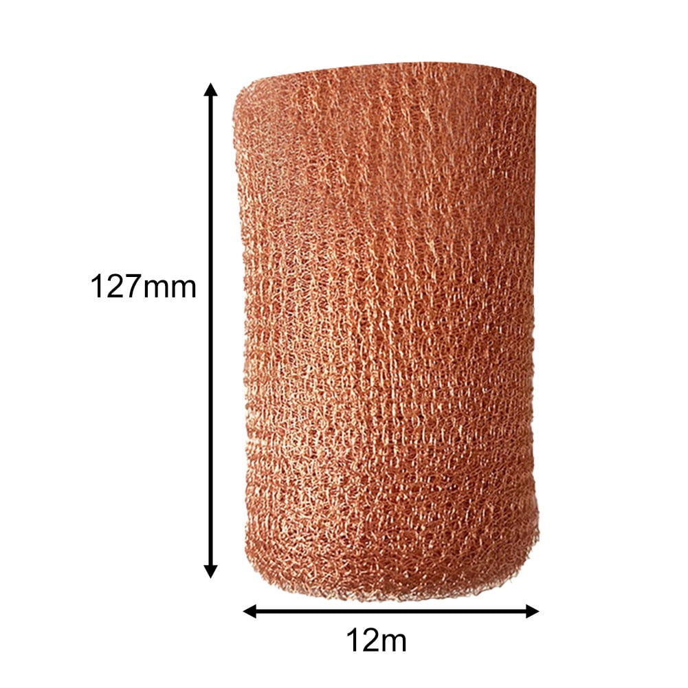 Copper Wool Double-Layer Cuttable Pure Copper Mesh Screen Roll Slug ...