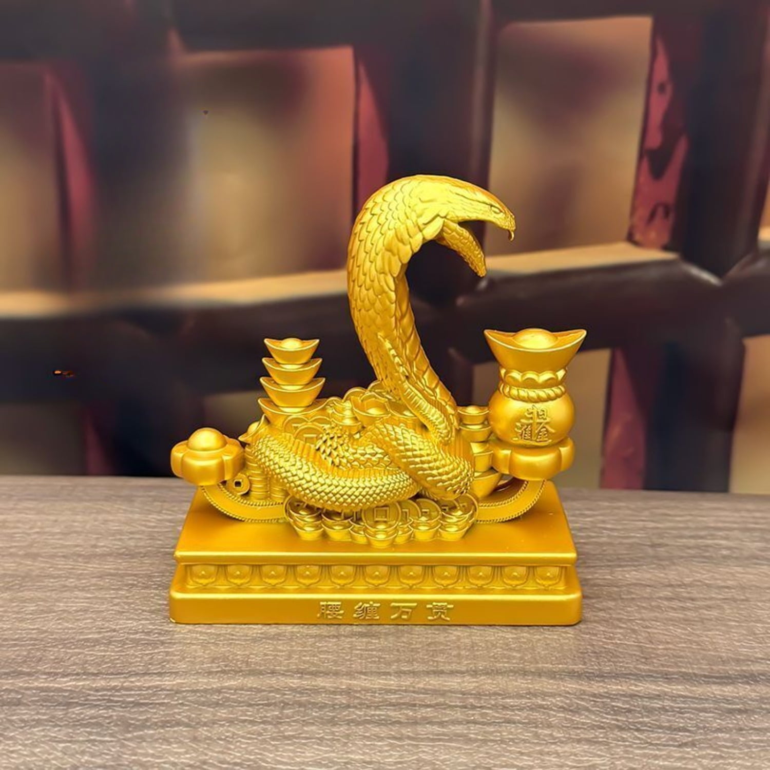 Copper Zodiac Snake Ornament, Pure Brass Ruyi Snake Ornament, Desktop Decoration - Walmart.com