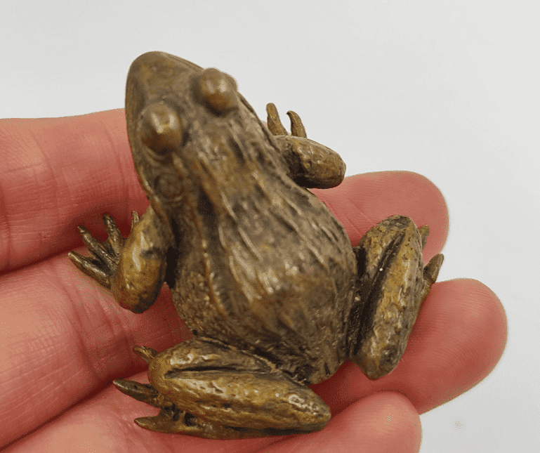 Copper art luckly brass Ferocious copper frog Statue Figure Statue ...
